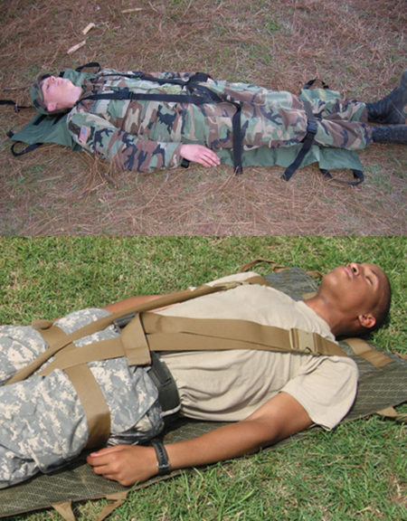 ULTRA LIGHT POLELESS LITTER: HANDS-FREE CARRY – Bulldog Tactical Equipment