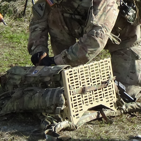 BULLDOG 240 AG KIT – (2) 500 RD POUCHES (1000 RD) CAPACITY! UK/ NATO ...